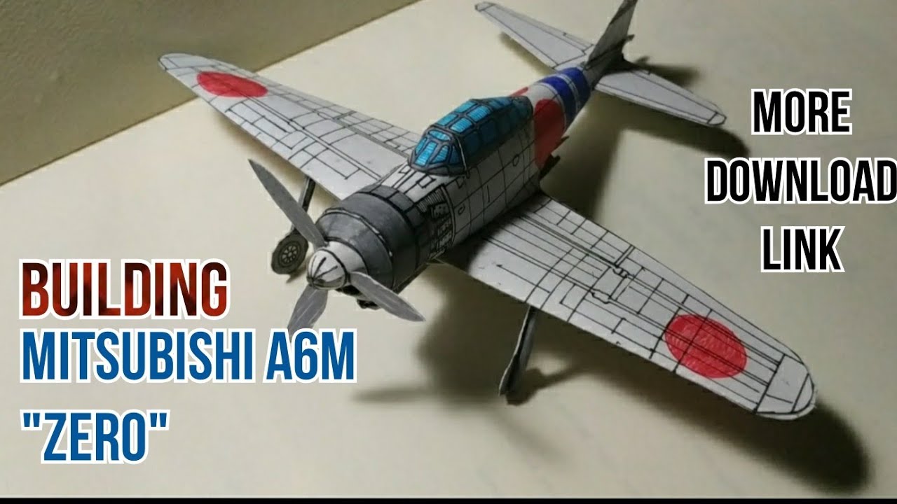 Building🇯🇵Mitsubishi A6M "Zero"🇯🇵(Japanese Aircraft Fighter) #ww2 # ...