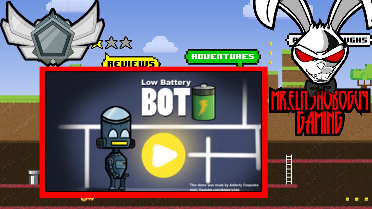 Low Battery Bot - GameJolt Adventure - YouTube