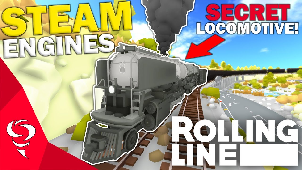 EVERY Steam Engine Including SECRET LOCO! - Rolling Line Gameplay - YouTube