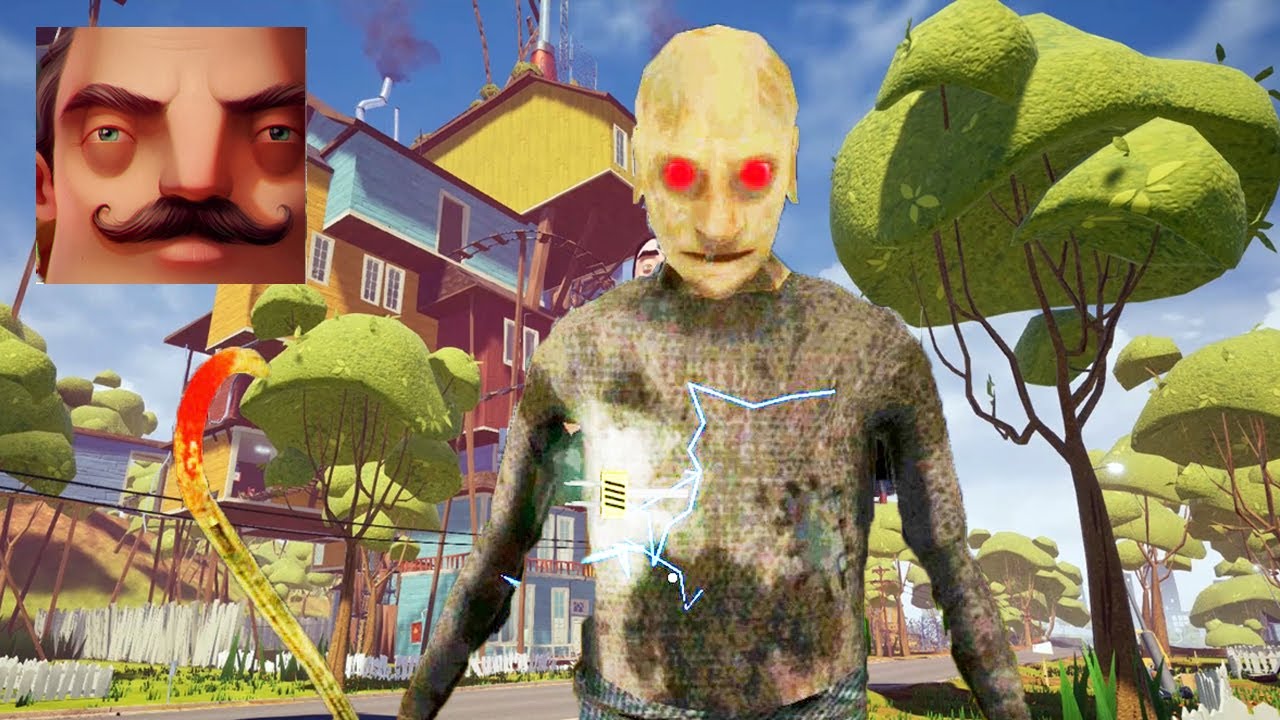 Hello Neighbor - My New Neighbor (Granny) Grandpa Act 2 Hole Gameplay ...