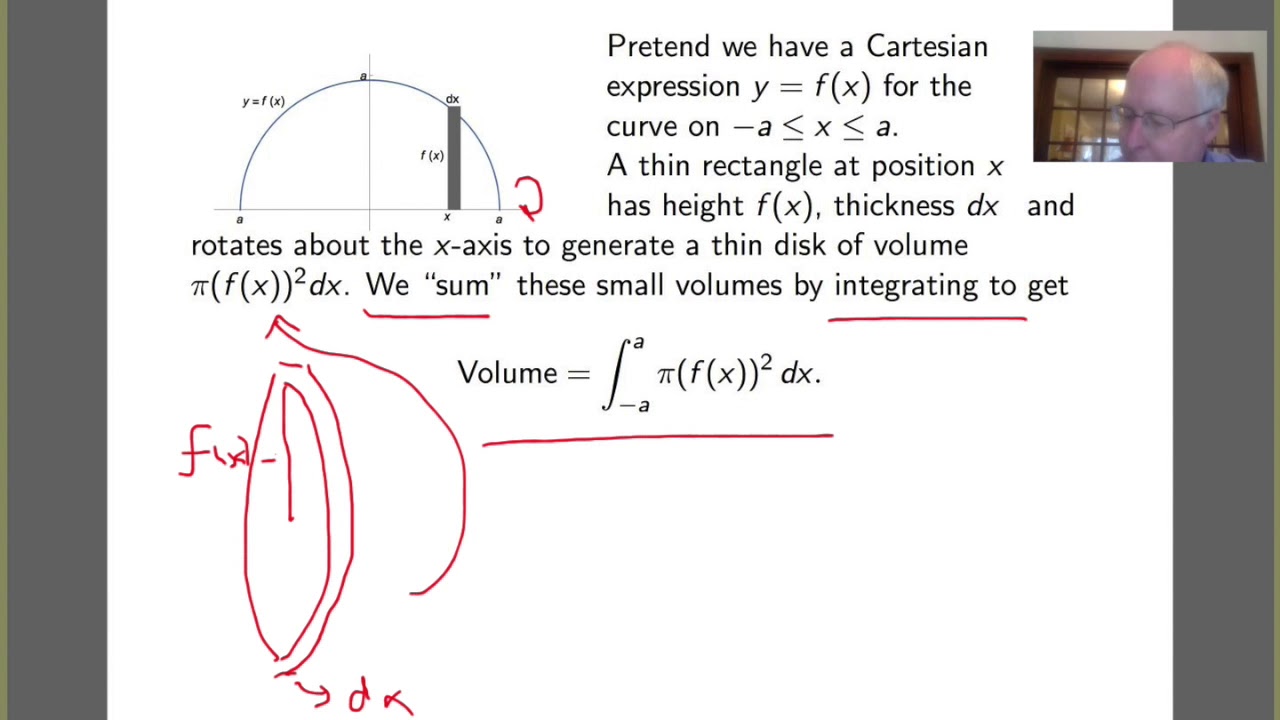 Parametric Equations and Calculus - Area and Volume - YouTube