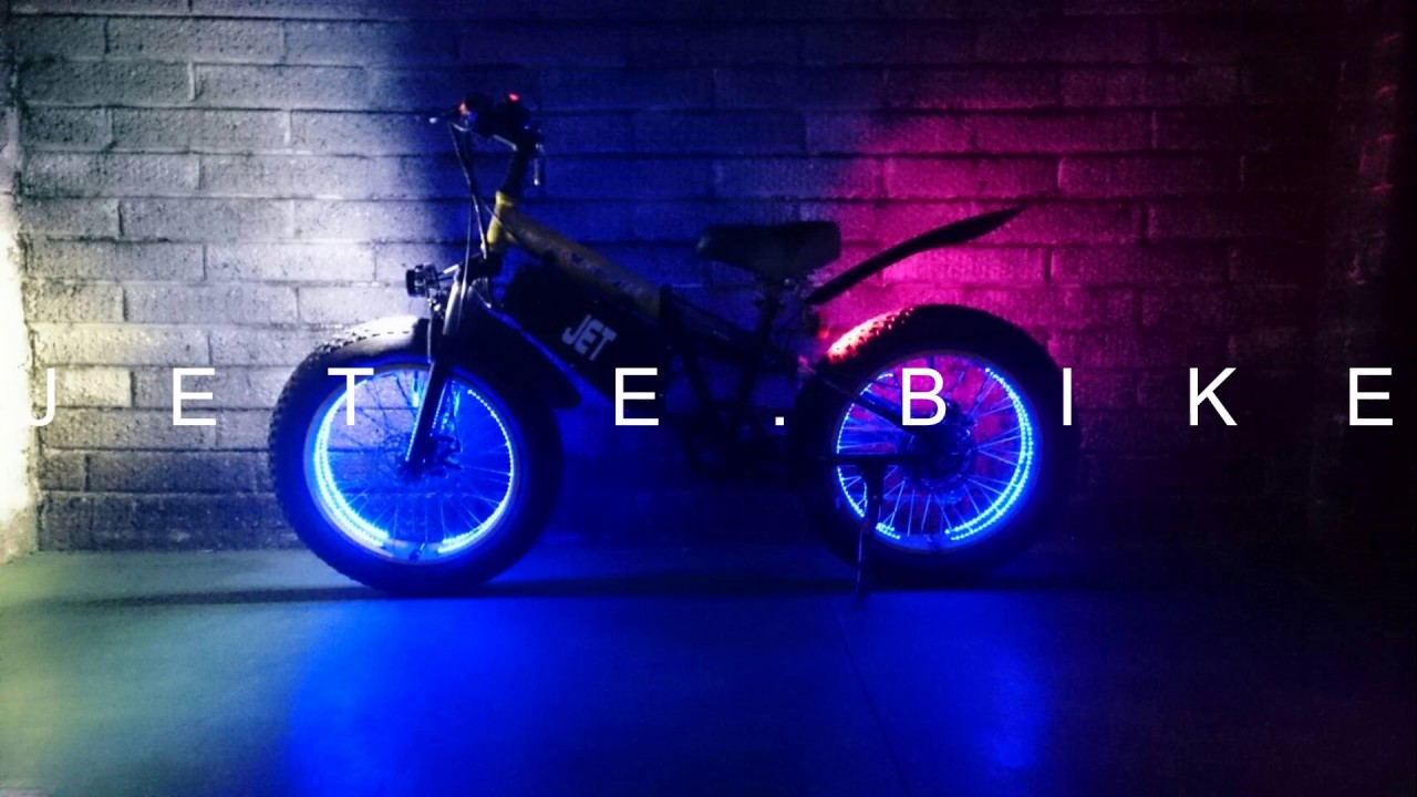 JET E.BIKE Wireless LED Wheel - YouTube