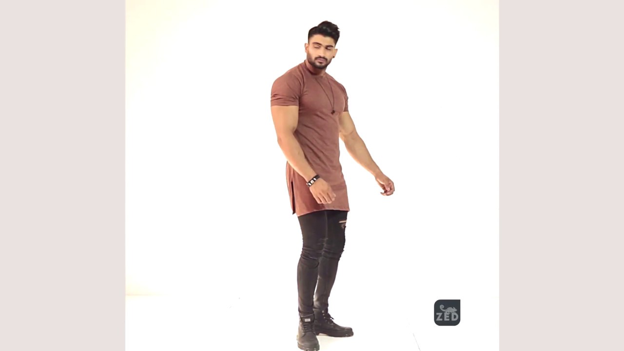 Brown Heather Super Long Line - YouTube