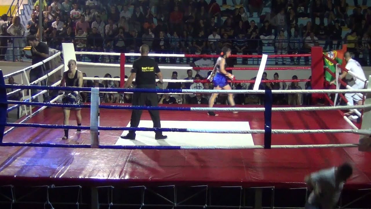 Ana Roxo (Team Never Shake) VS Barbara Denaley (Dublin KickBoxing ...