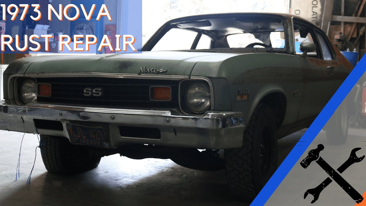 1973 Nova SS Rust Repair - YouTube