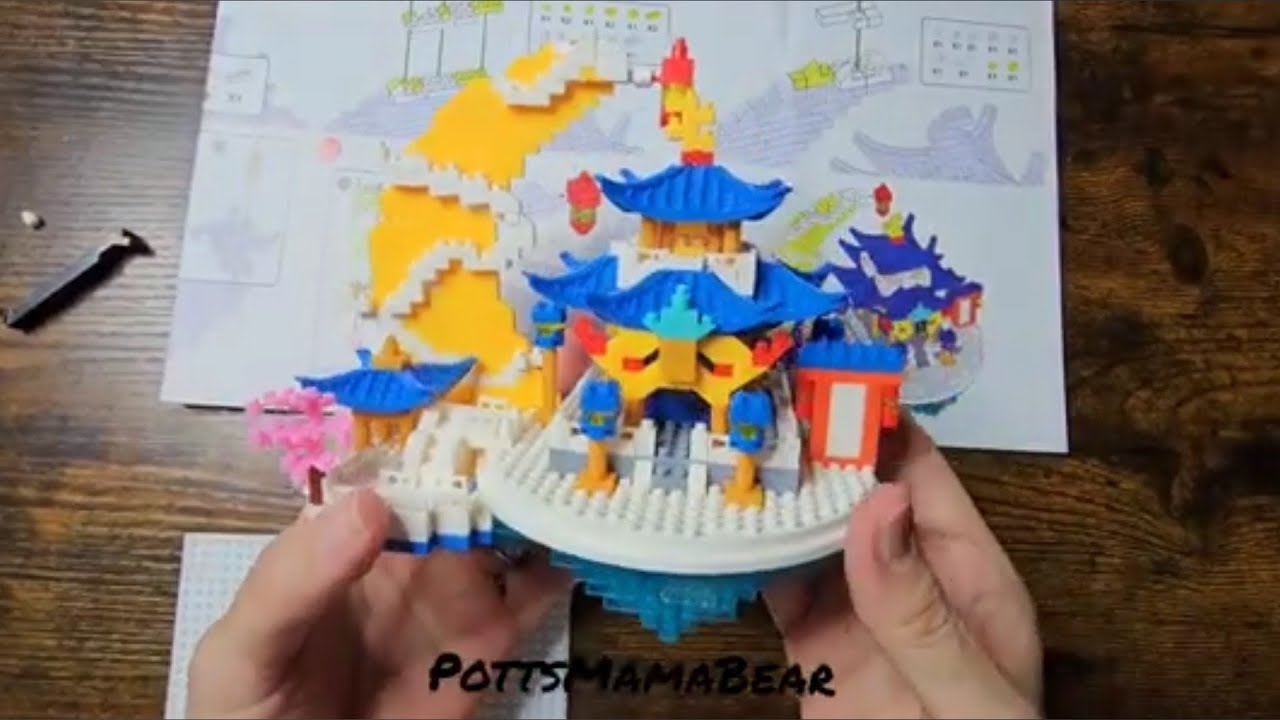 The Moon Palace block Kit from Temu - YouTube