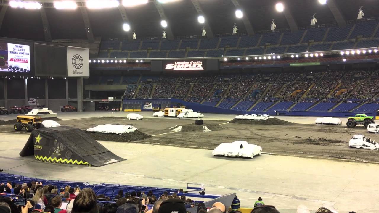 Monster Trucks Olympic Stadium Montreal 2016 - YouTube