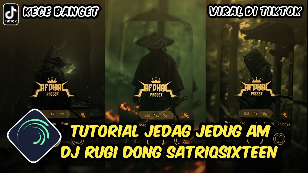 Tutorial Jedag Jedug Alight Motion DJ Dong Satriqsixteen - YouTube