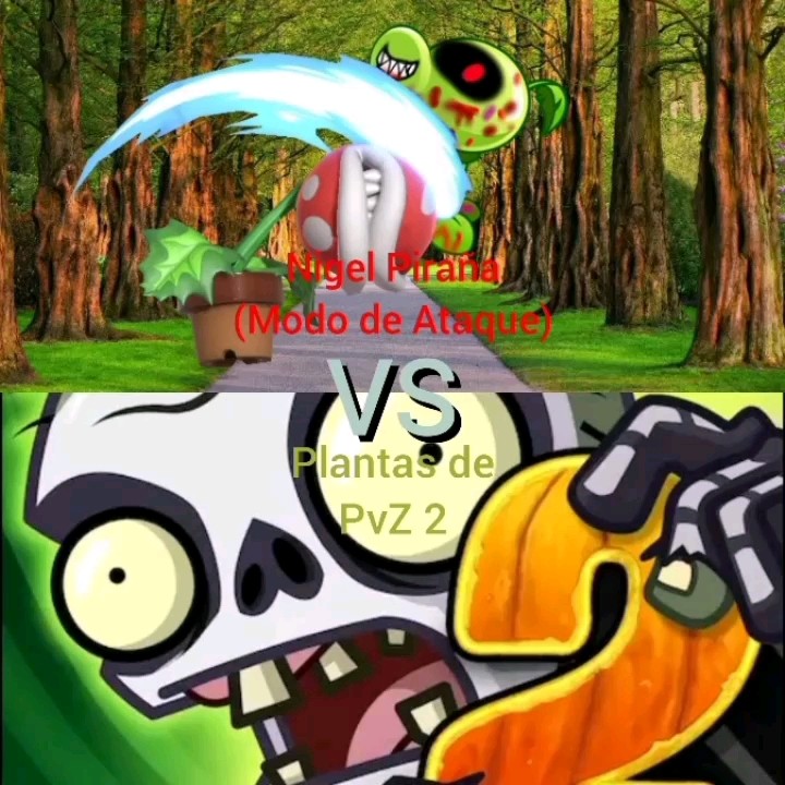Nigel Piraña vs Plantas de PvZ 2 (Música de fondo: After Dark) leer ...