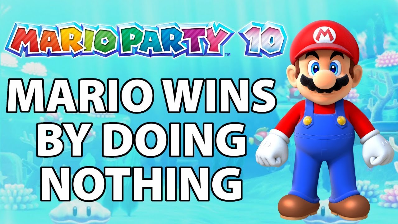 Mario Party 10 - Mario Wins By Doing Absolutely Nothing - YouTube
