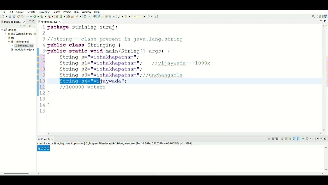 String part 1 - YouTube