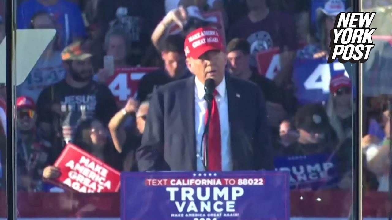 Trump takes Coachella stage to pitch deep-blue California voters - YouTube