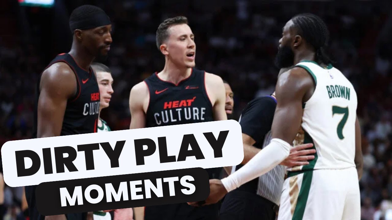 Dirty Play mula kay Duncan Robinson at Jaylen Brown | Na injured pa si Rozier at Richardson ...