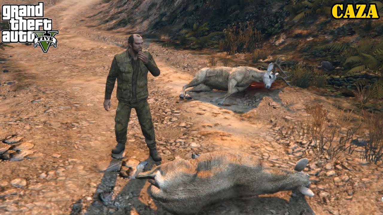 Grand Theft Auto V - Hunting Challenges (Caza) - YouTube