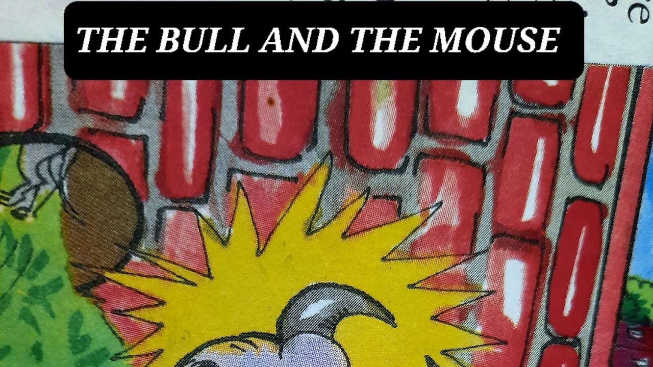 Moral story | THE BULL AND THE MOUSE | English moral story part 2 - YouTube