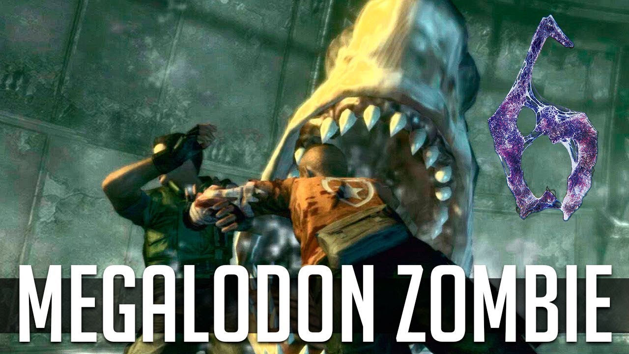 MEGALODON ZOMBIE | RESIDENT EVIL 6 c/ Richar Ep 3 - YouTube