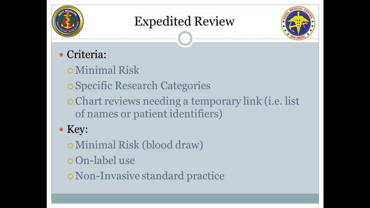Navigating a Military IRB - YouTube