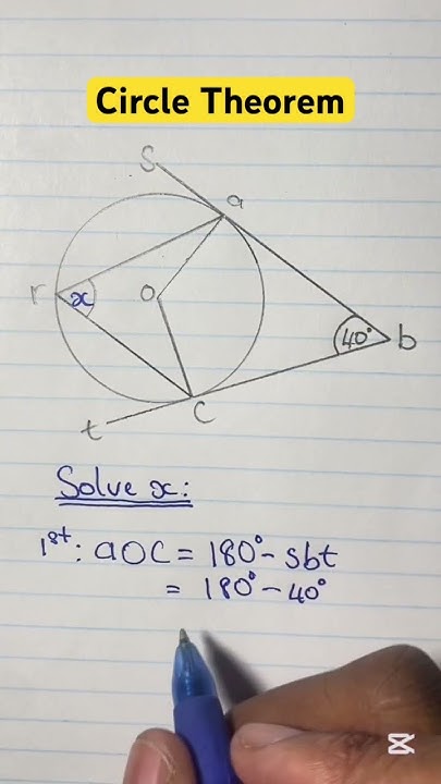 Solving X | Circle Theorem #geometry #circletheorem #circle - YouTube