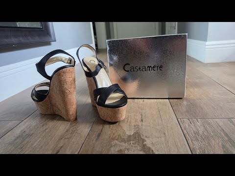 Wedge Heel Sandals Try-On & Review | Castamere High-heel Platform Wedge