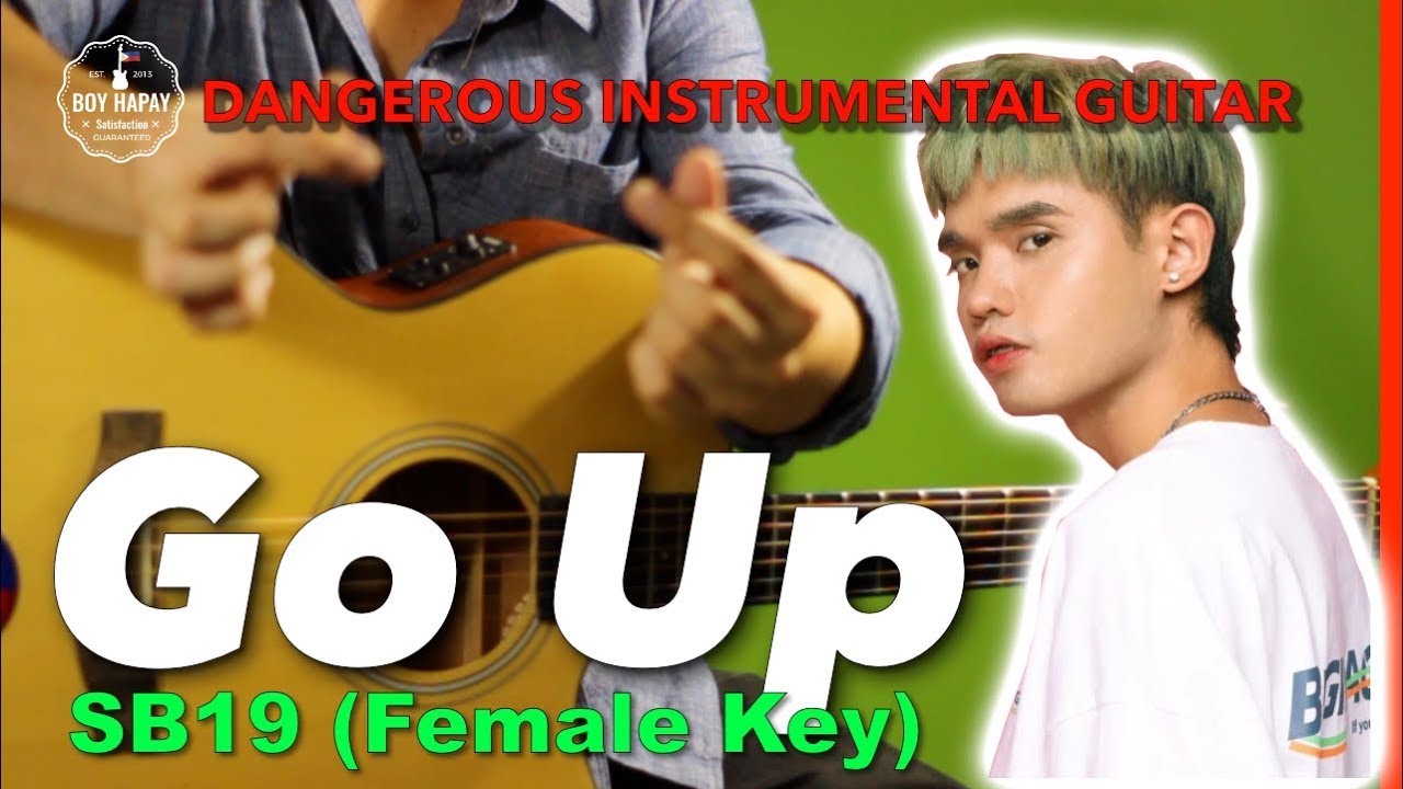 Go Up SB19 Female Key Instrumental guitar karaoke version with lyrics ...