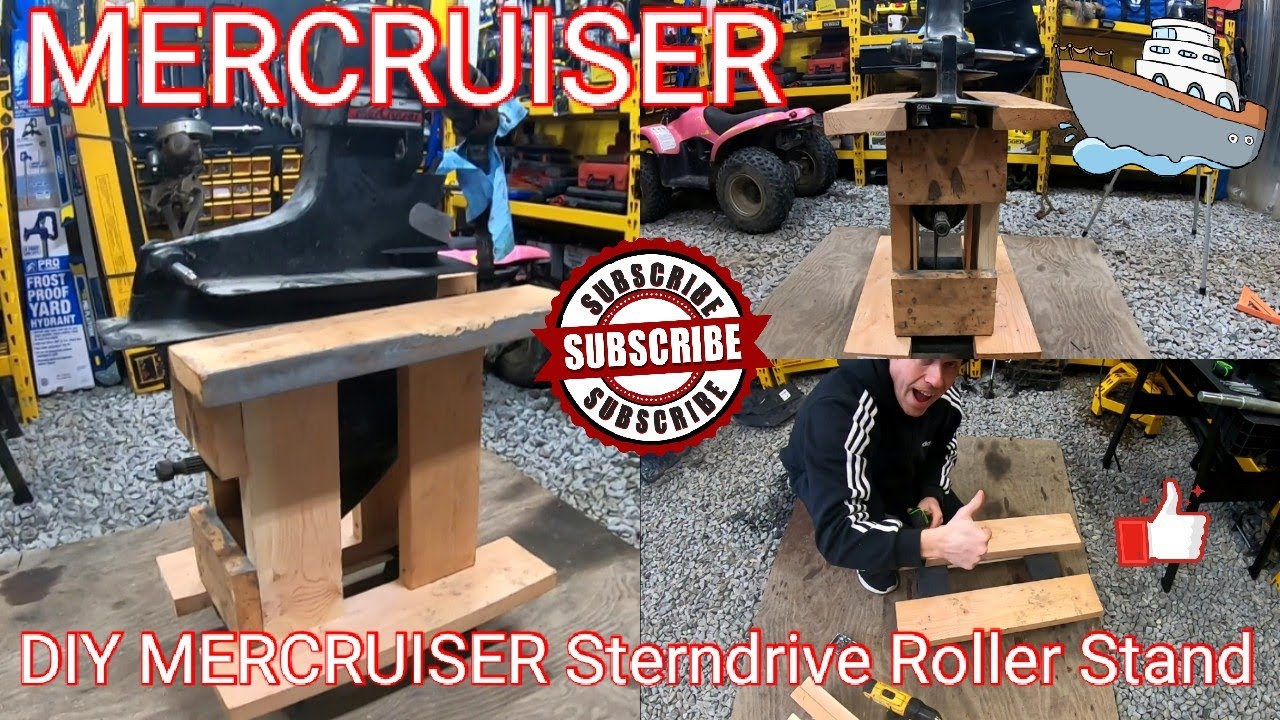 DIY Mercruiser Sterndrive Roller Stand - YouTube