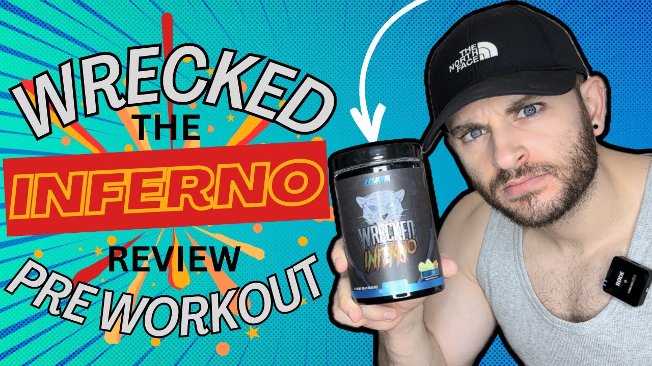 WRECKED INFERNO 🔥 PRE WORKOUT REVIEW | HUGE SUPPLEMENTS 💪🏻 - YouTube