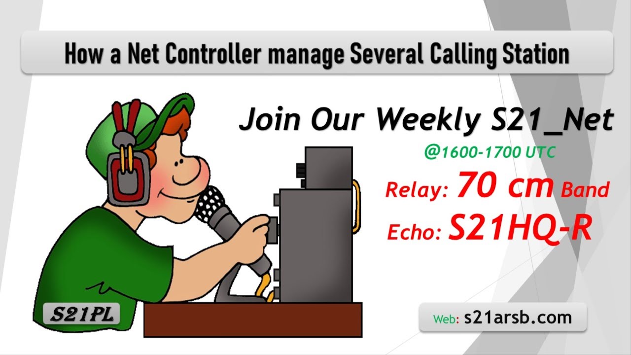 How a Net Controller Manage Several Calling Station during Net || ARSB ...