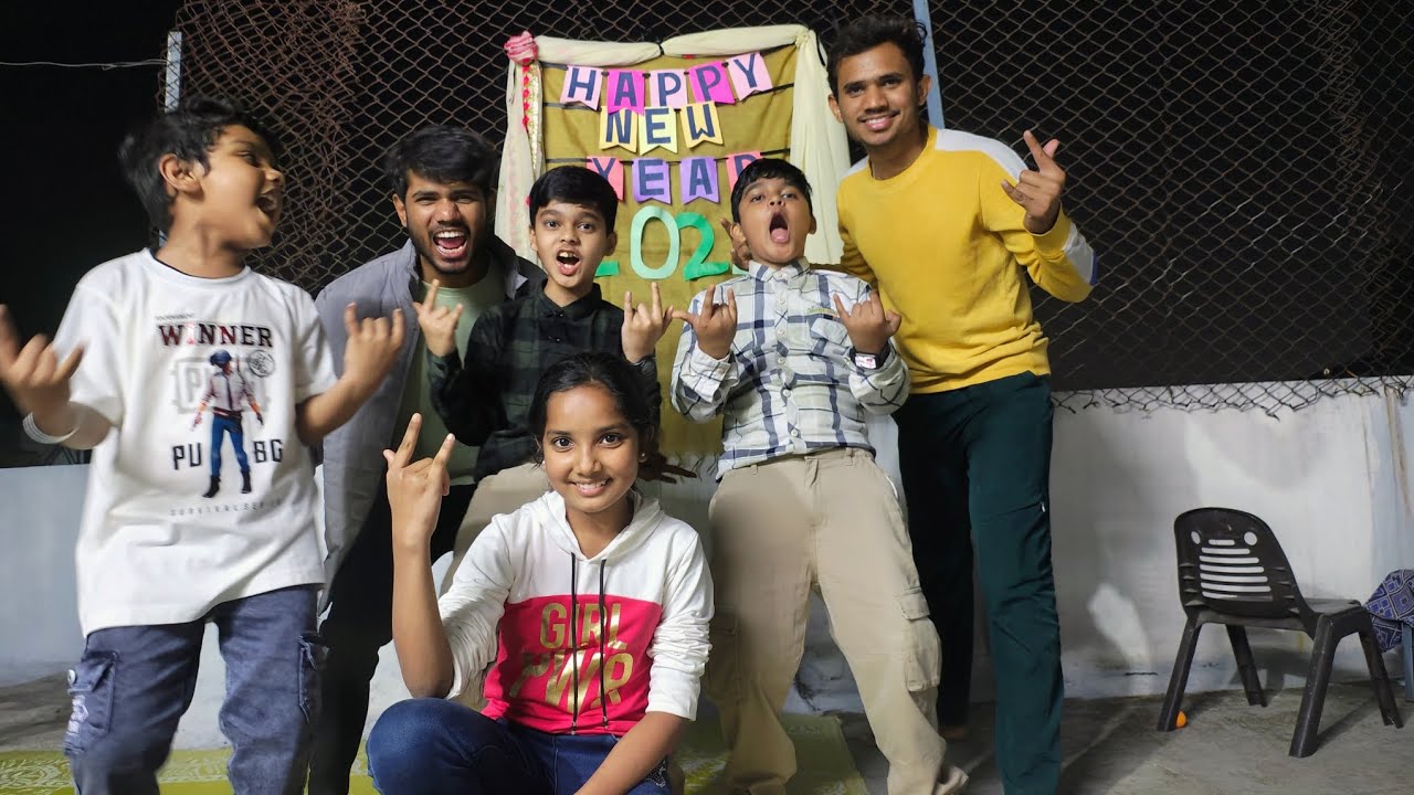 new year celebrate with chillar party - YouTube