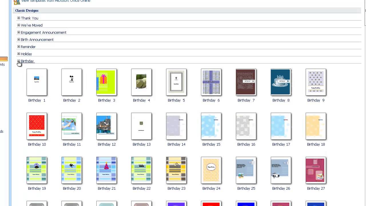 Publisher - Tutorial #1 - The Greeting Card Assignment (1 of 3) - YouTube
