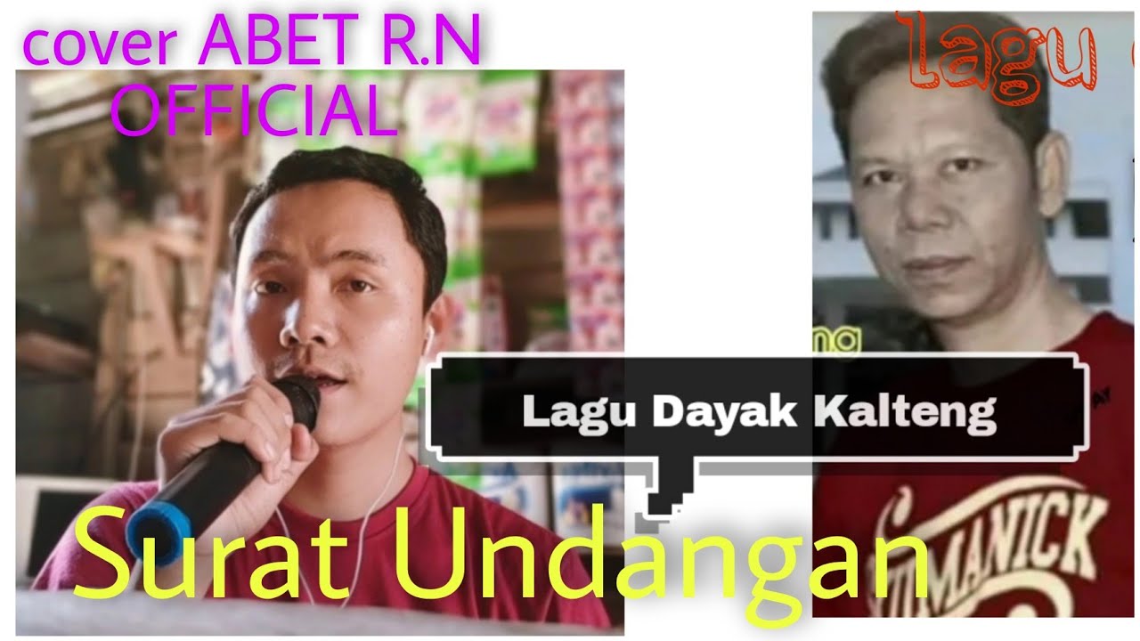 surat undangan cover lagu Dayak Kalteng @abetofficial8642 suport Pahari ...