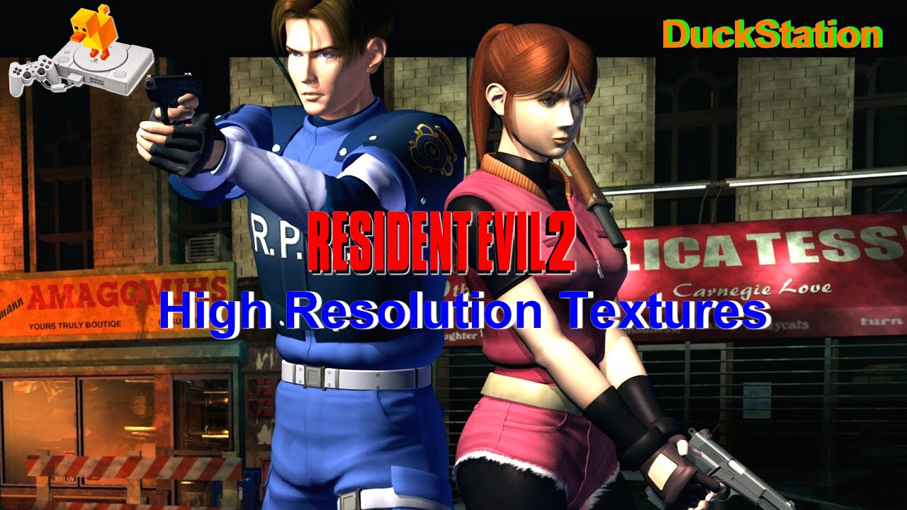 Resident Evil 2 ~High Resolution Textures | DuckStation0.1-4788 | 4K ...