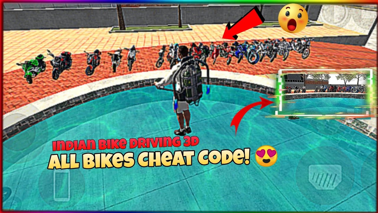 All Bike Cheat Codes 😍 || Indian Bike Driving 3d - YouTube