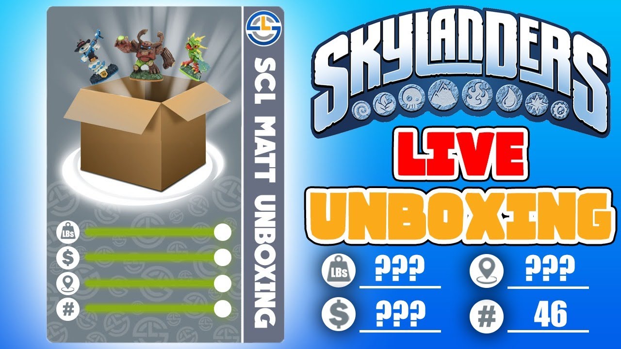 Skylanders Unboxing - MANY, MANY BOXES with SCL Matt - YouTube