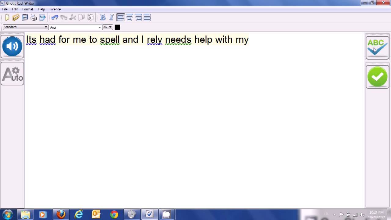 Ghotit Real Writer Text Editor for People with Dyslexia - YouTube