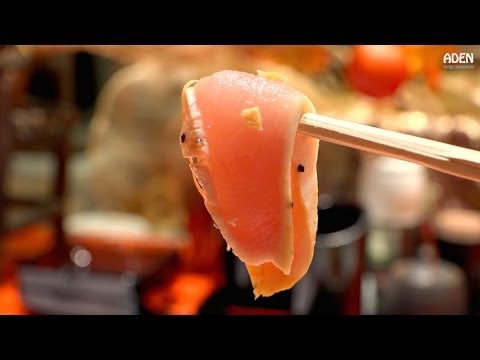 Raw Chicken Sashimi - Food in Japan - YouTube