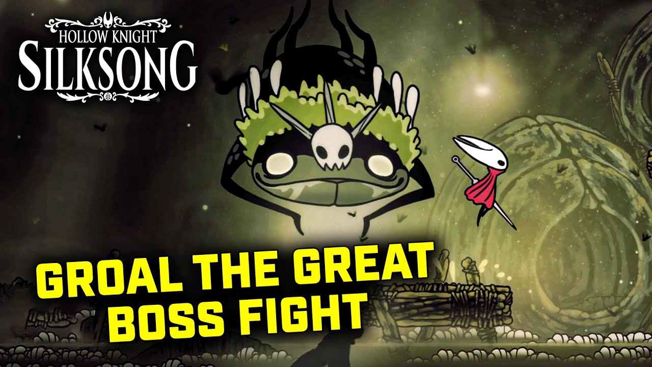 Hollow Knight Silksong - Groal the Great Boss Fight & Location (Cheese & Easy Runback) - YouTube