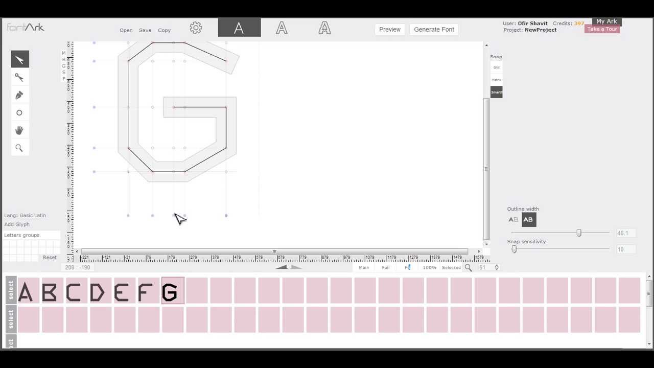 FontArk's basics - Creating a Skeleton - YouTube