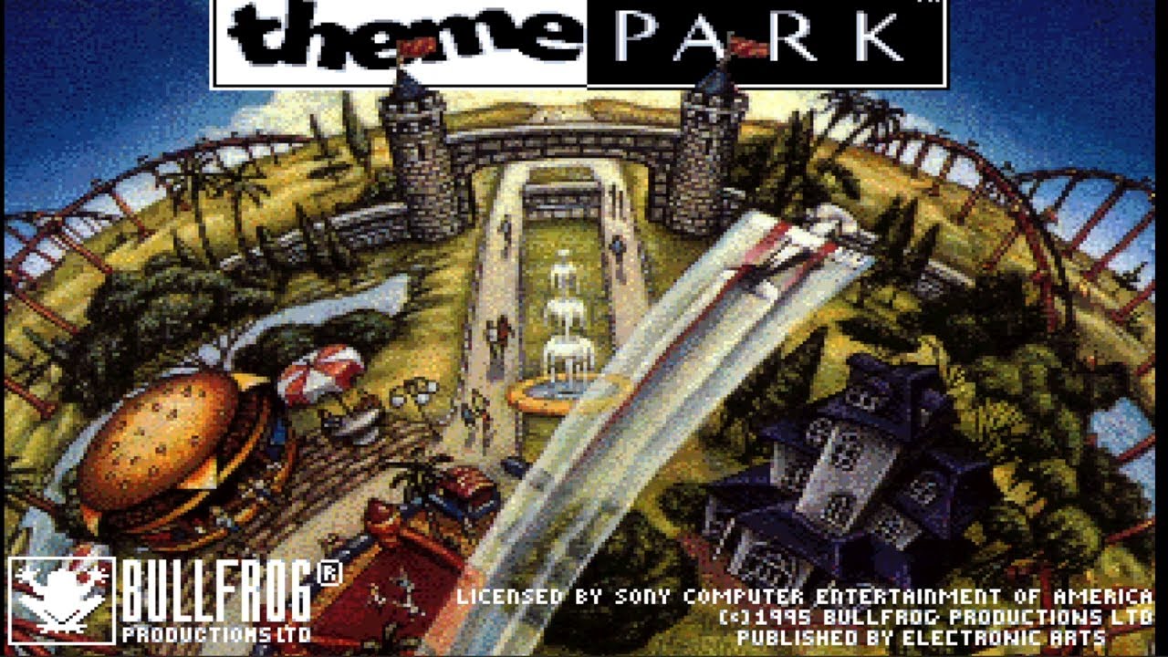 Theme Park - PlayStation - Gameplay - YouTube