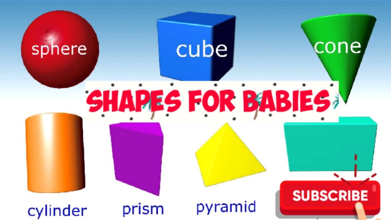 shapes for babies || learn various shapes with picture ||my work my ...