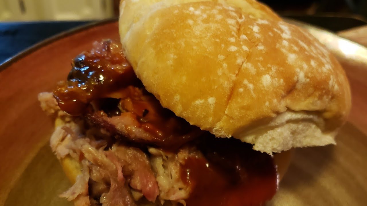 Pulled Pork Sandwiches With The Little Orange Barn BBQ Sauce!😋 - YouTube