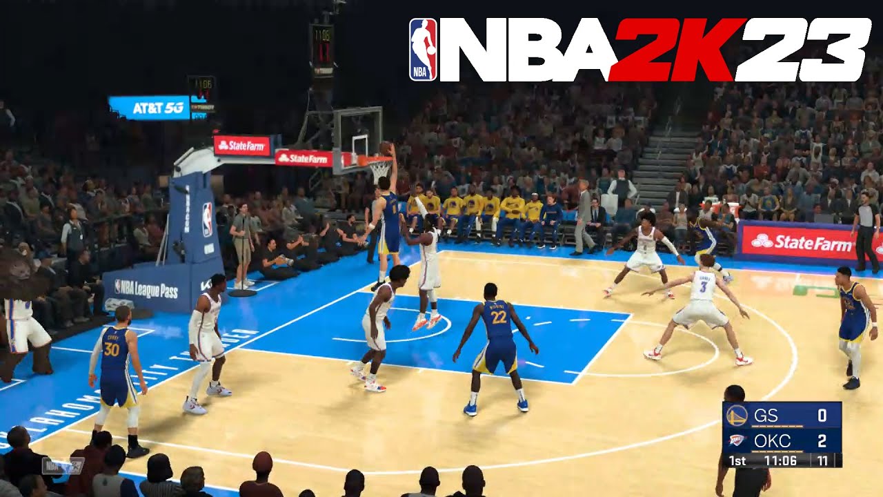 NBA 2K23 - Golden State Warriors vs Oklahoma City Thunder - 7th March ...