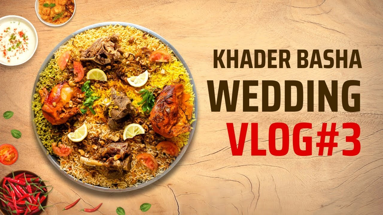 khader basha caters | wedding vlog 3 | Alandur chennai | marriage wedding | mutton biriyani ...