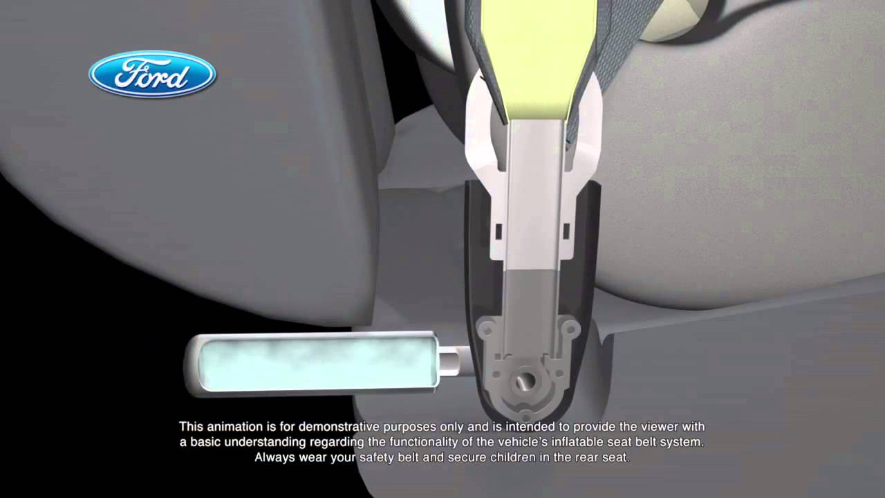 2015 Ford Fusion: Inflatable Rear Safety Belts - YouTube