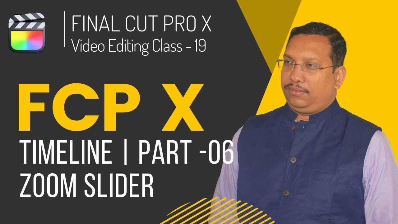 FCP X Video Editing Training Tutorial | 019 Timeline Zoom Slider - YouTube