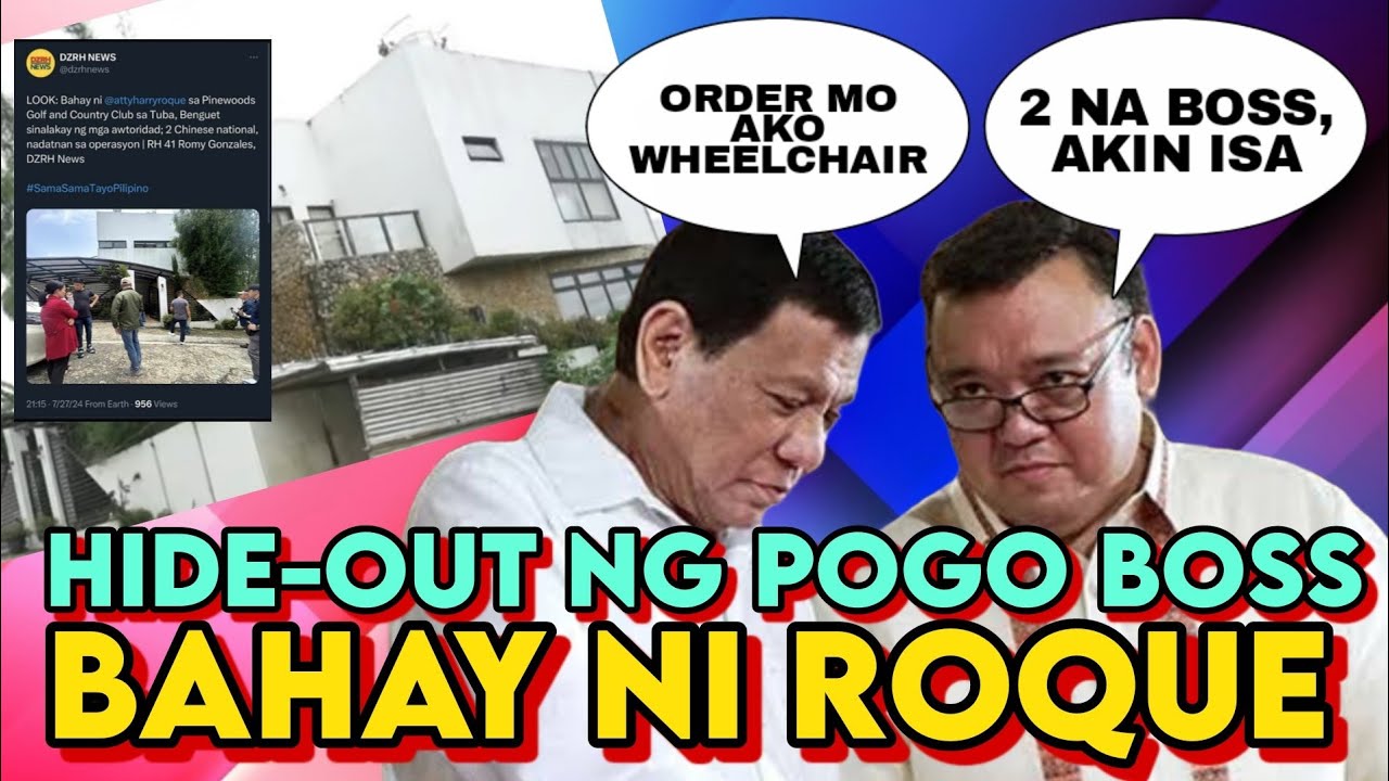 Bahay ni Roque sa Baguio, Ni-Raid, Pinagtataguan ng 2 Chinese POGO Big ...