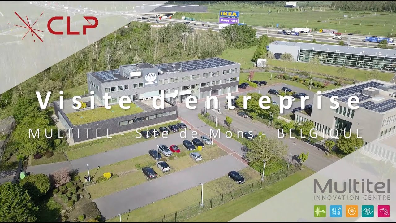 Visite de l'entreprise MULTITEL (site de Mons) - YouTube