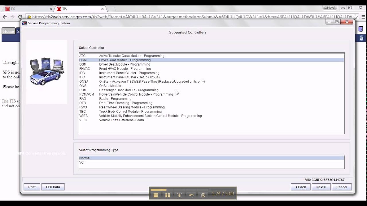 GM reflash using the Cardaq M for j2534 passthru - YouTube