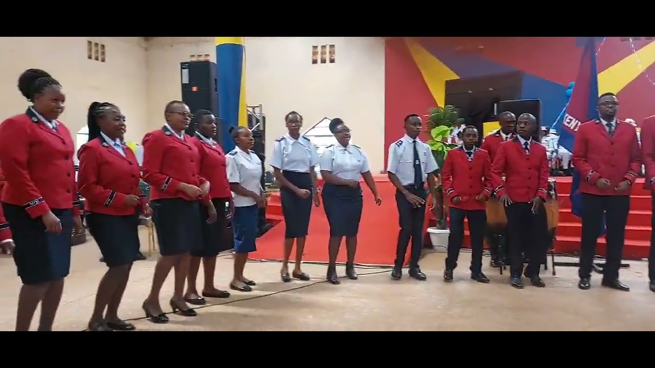 DURING THE SALVATION ARMY SELF DENIAL ALTAR SERVICE AND FAREWELL AT ...