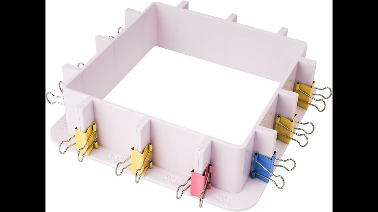 LET'S RESIN Adjustable Mold Housing for Silicone Molds Making, Plastic ...