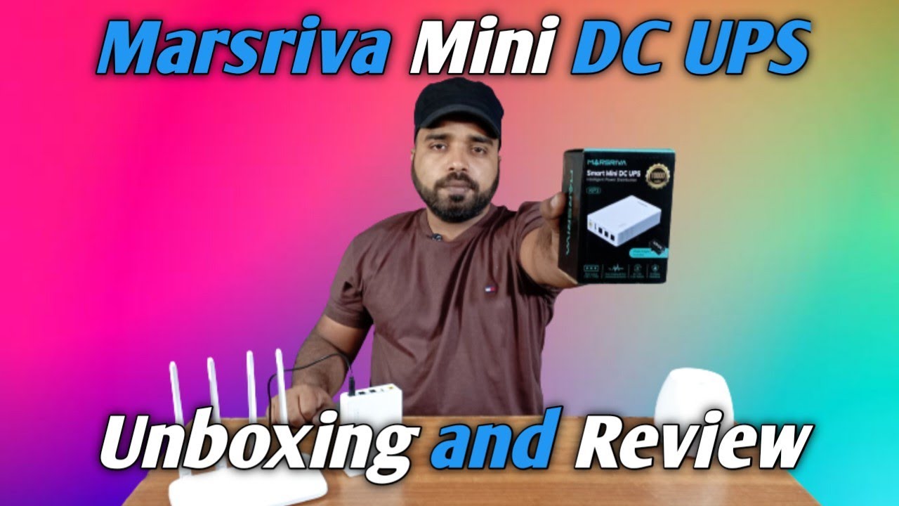 MARSRIVA KP3 10000mAh Smart Mini DC UPS 12V to 5V USB & 5V 9V 12V for ...